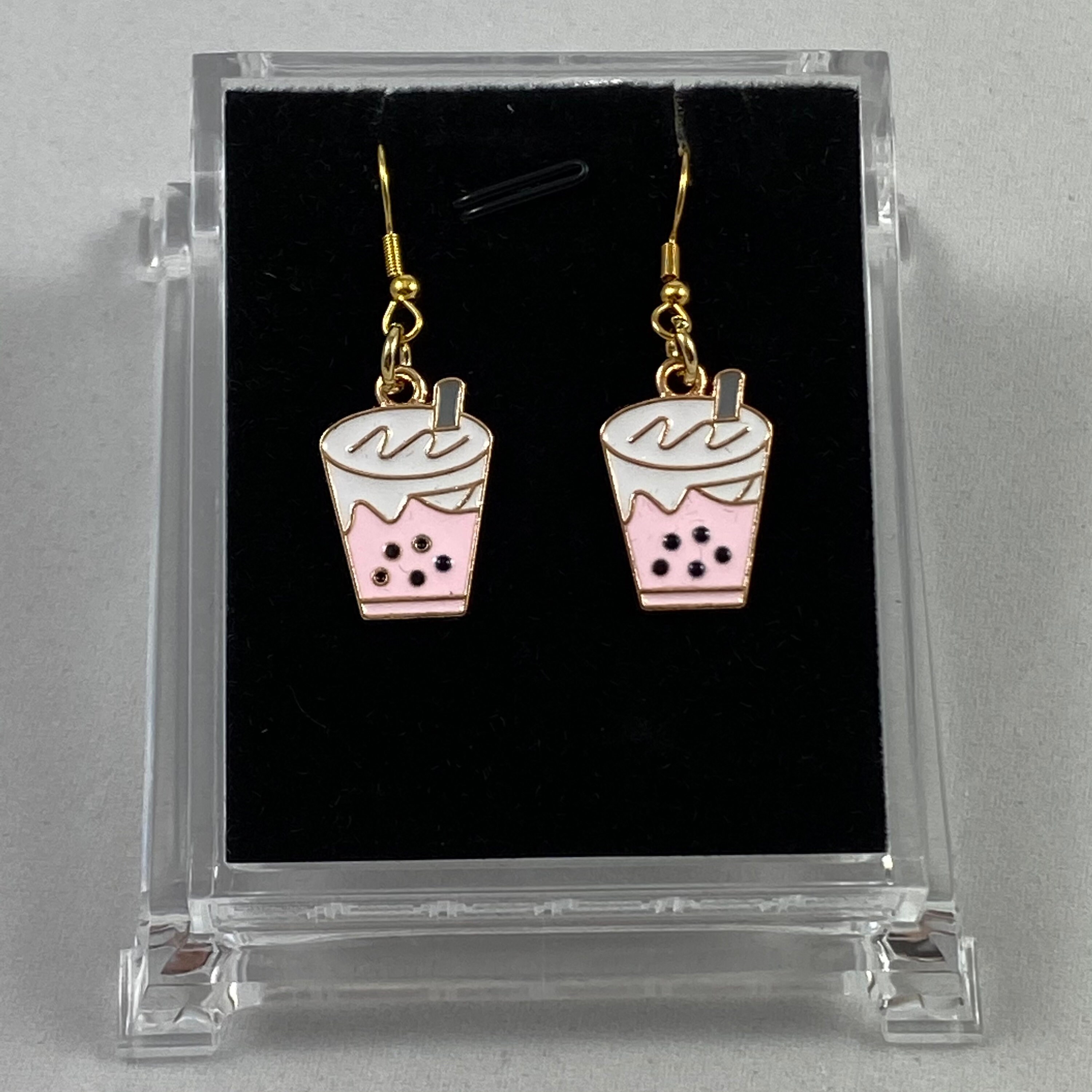 Lovely Boba Tea Charm Set, Charm Bracelet, Necklace, Earrings - Etsy