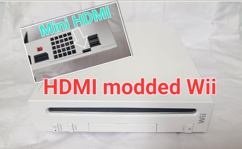 Custom Wii Top Shell With RGB LED + Optional Wii Console With Hdmi ...