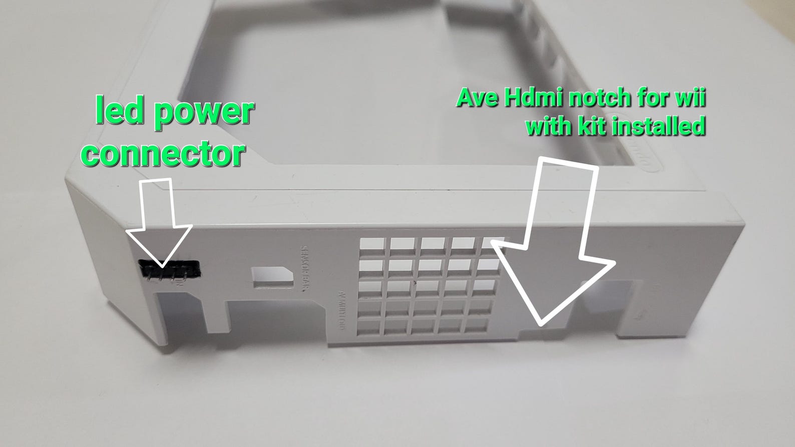 Custom Wii Top Shell With RGB LED + Optional Wii Console With Hdmi ...