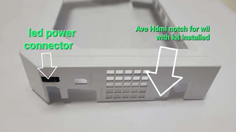 Custom Wii Top Shell With RGB LED + Optional Wii Console With Hdmi ...