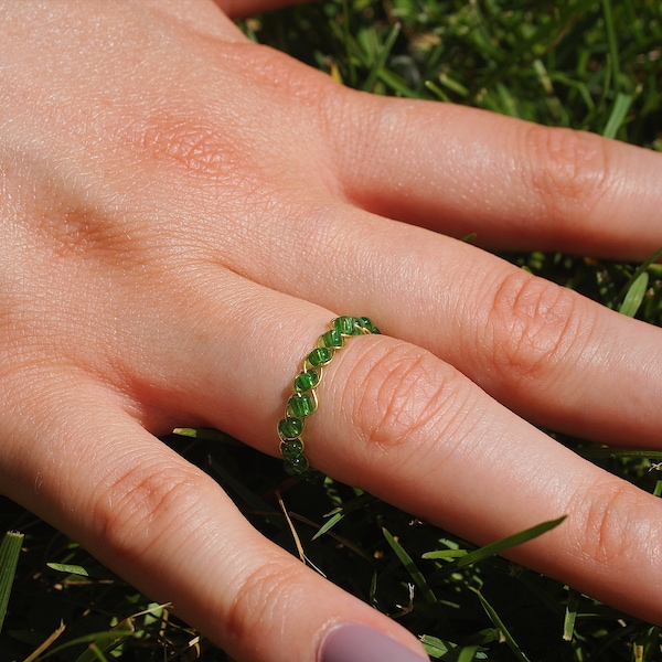 Green Grass Ring - Etsy