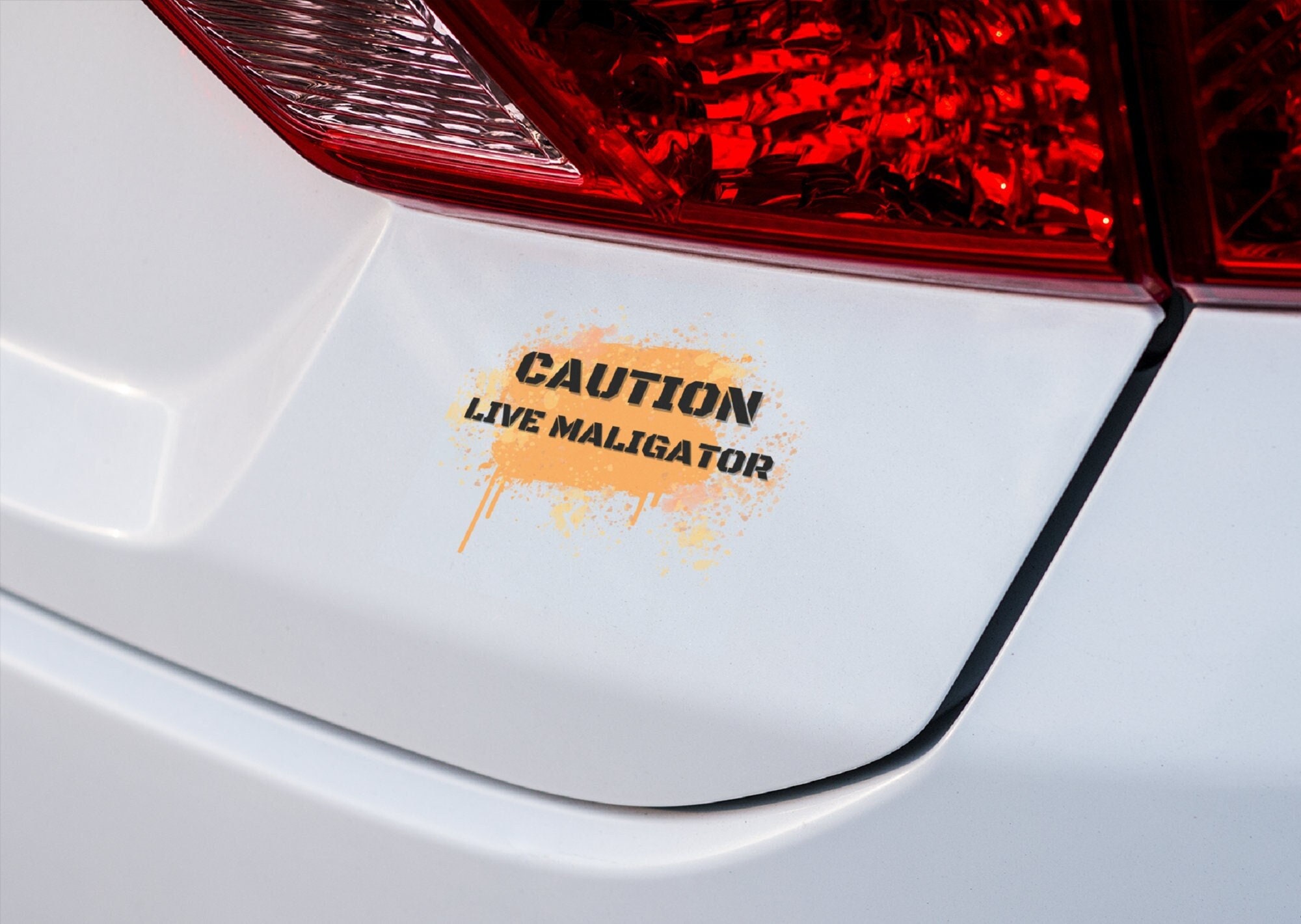 CAUTION Live Maligator Sticker Decal / Belgian Malinois / Schutzhund ...