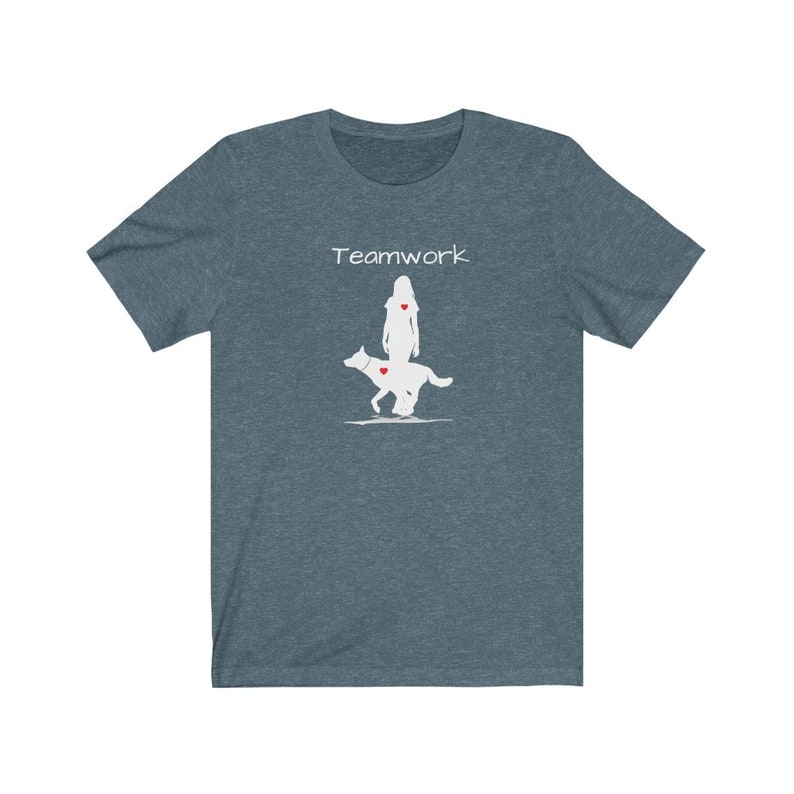 Teamwork Dog T-shirt / Dog Sports / Heeling Dog Shirt / | Etsy