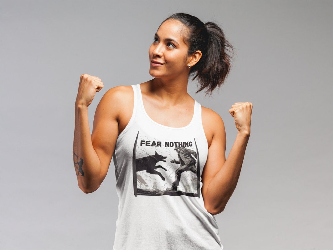 Fear Nothing - Graphic-novel Style Unisex Tank Top /protection Dog ...