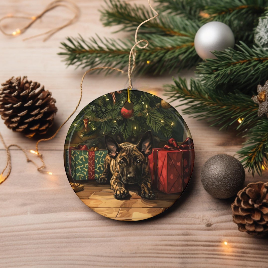 Dutch Shepherd Holiday Ornament #1 | Best Puppy Friends | Sweet ...