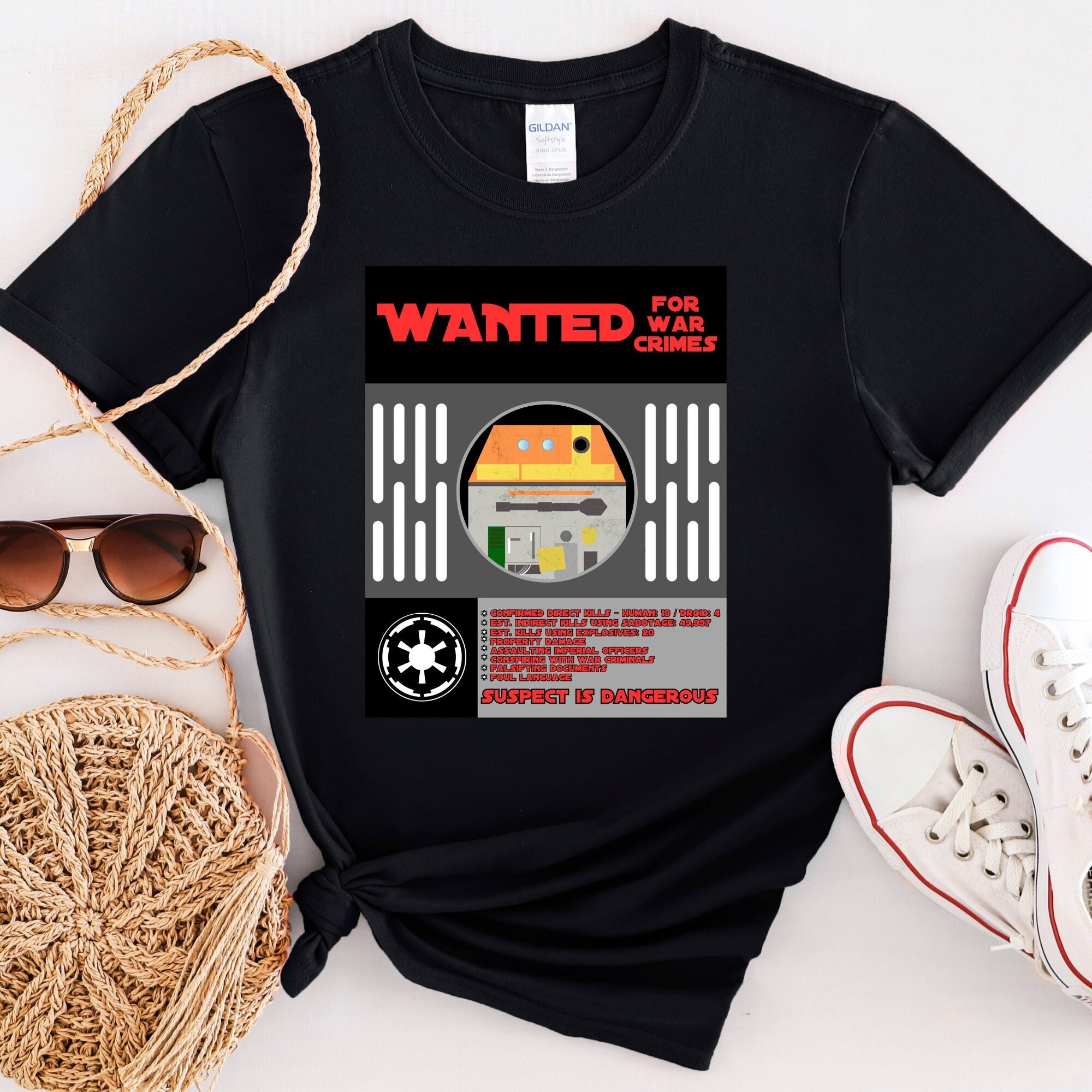 CHOPPER Murder Droid Wanted Poster T Shirt / Wanted for War - Etsy
