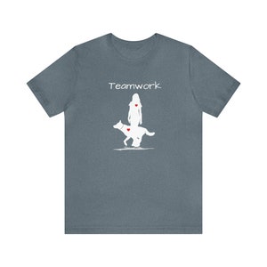Teamwork Dog T-shirt / Dog Sports / Heeling Dog Shirt / Working Dog ...