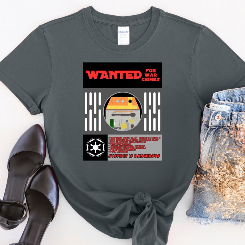 CHOPPER Murder Droid Wanted Poster T Shirt / Wanted for War - Etsy