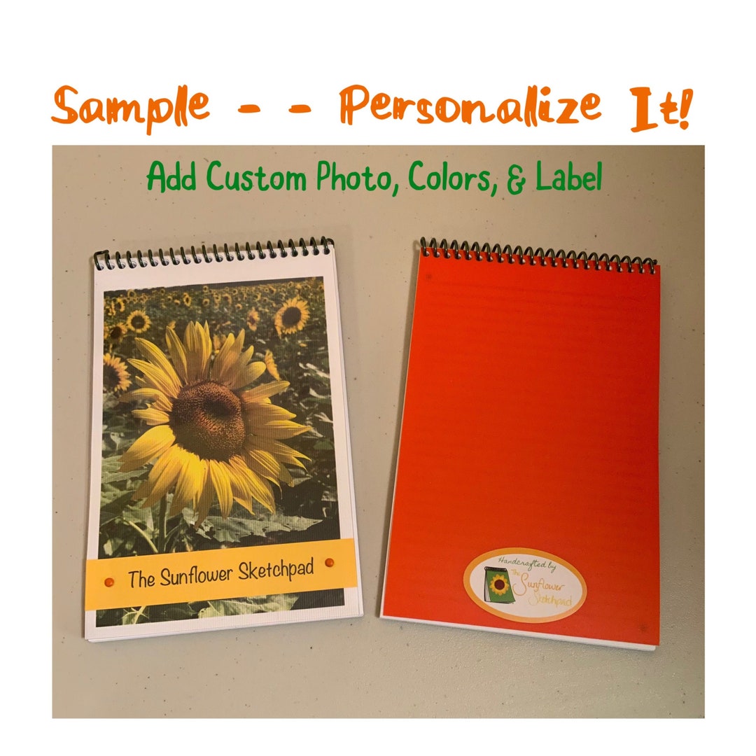 Custom Photo Ripple Textured Cover Notebook - Etsy