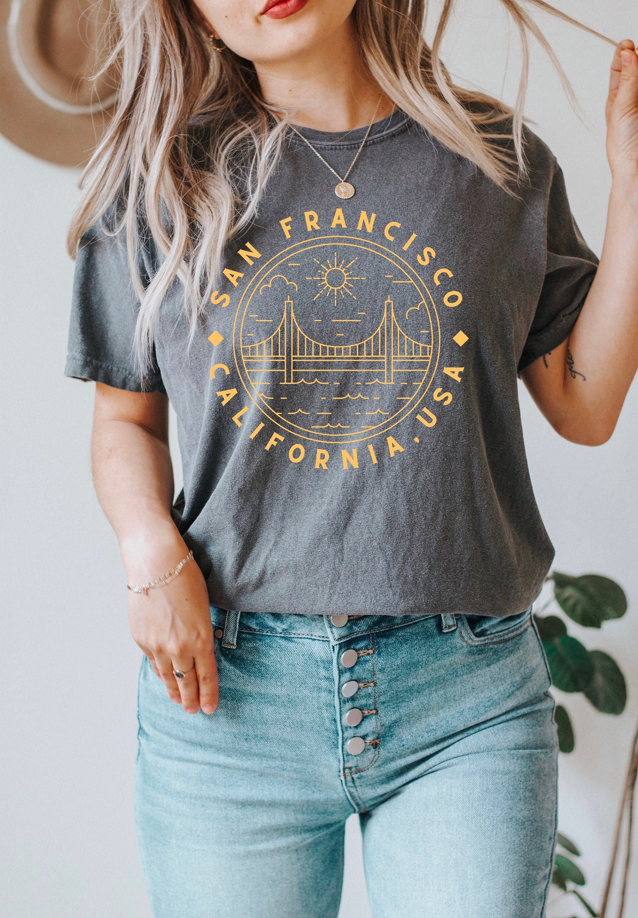 San Francisco Shirt, San Francisco State Sweatshirt, Golden Gate Bridge ...