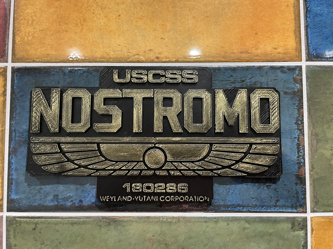 USCSS Nostromo Ship Name Plate - Etsy