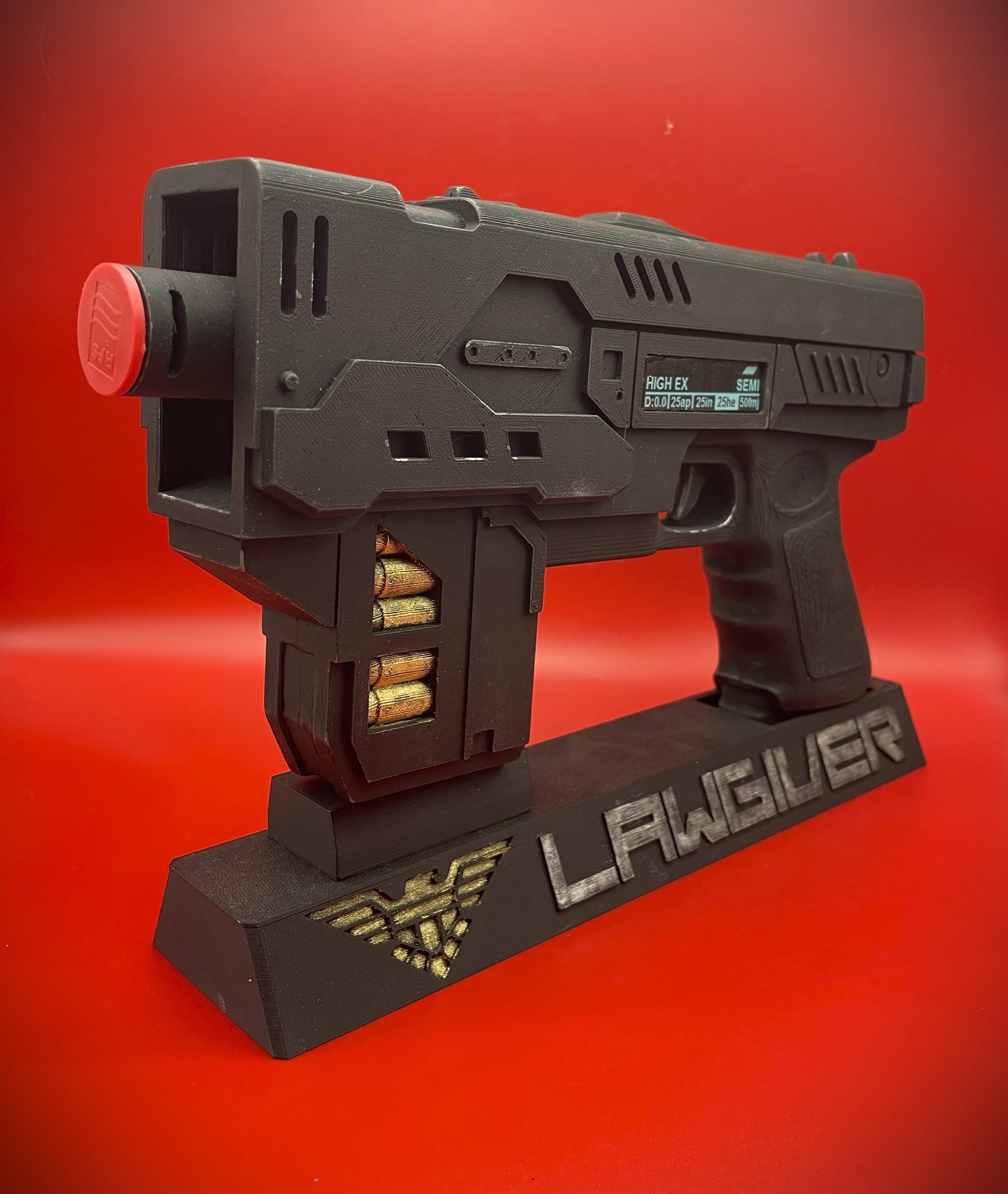 Dredd (2012) Lawgiver Mkii Pistol Prop Replica Fan Art Cosplay Kit ...