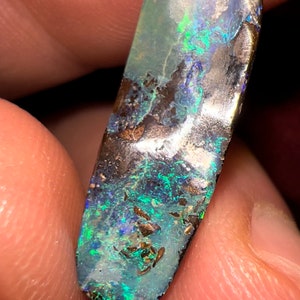 Australian Boulder Opal Cut Stone - Etsy