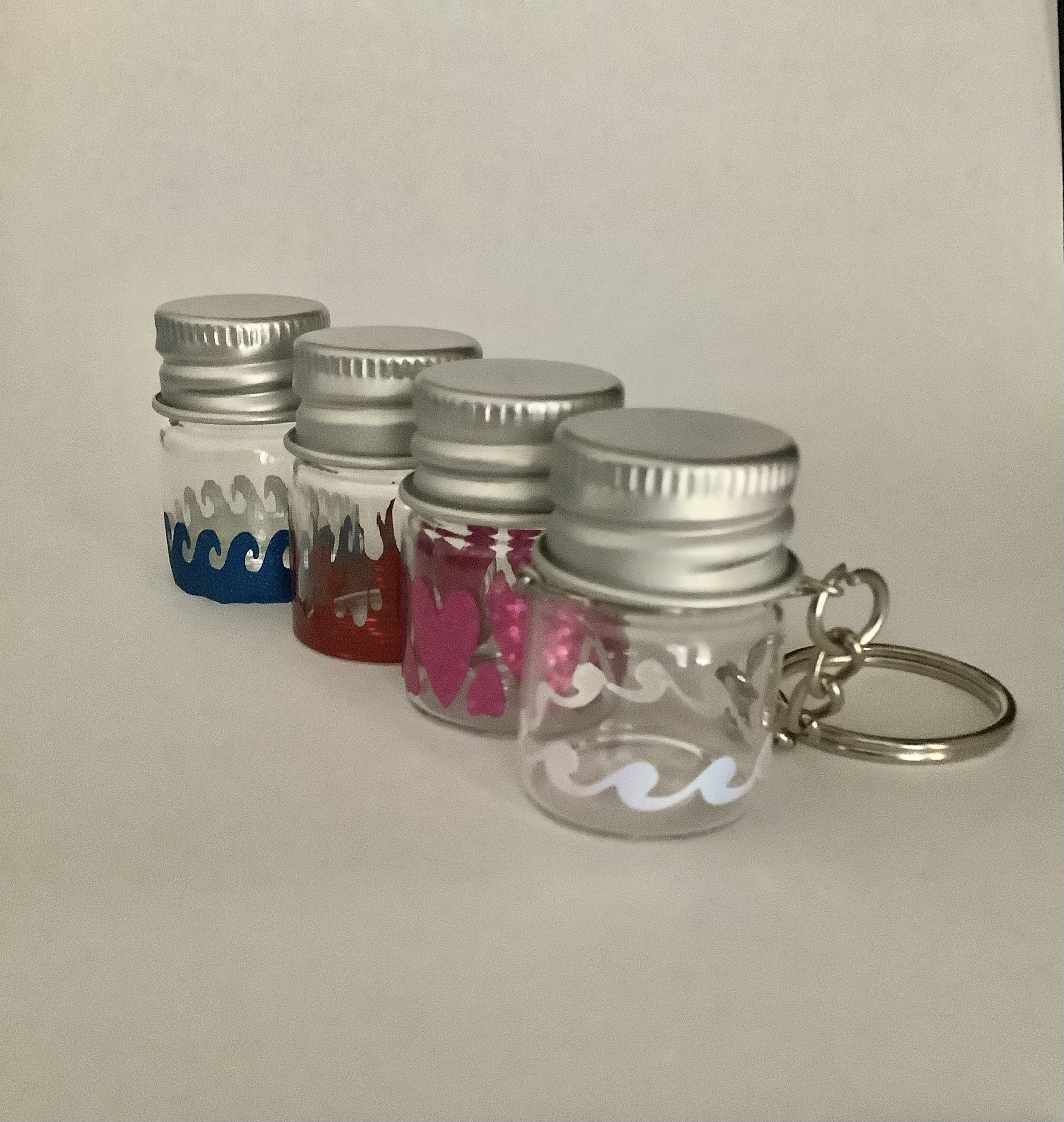 Tiny BLANK Bulk Miniature Bottle Jar Keychain Cute - Etsy