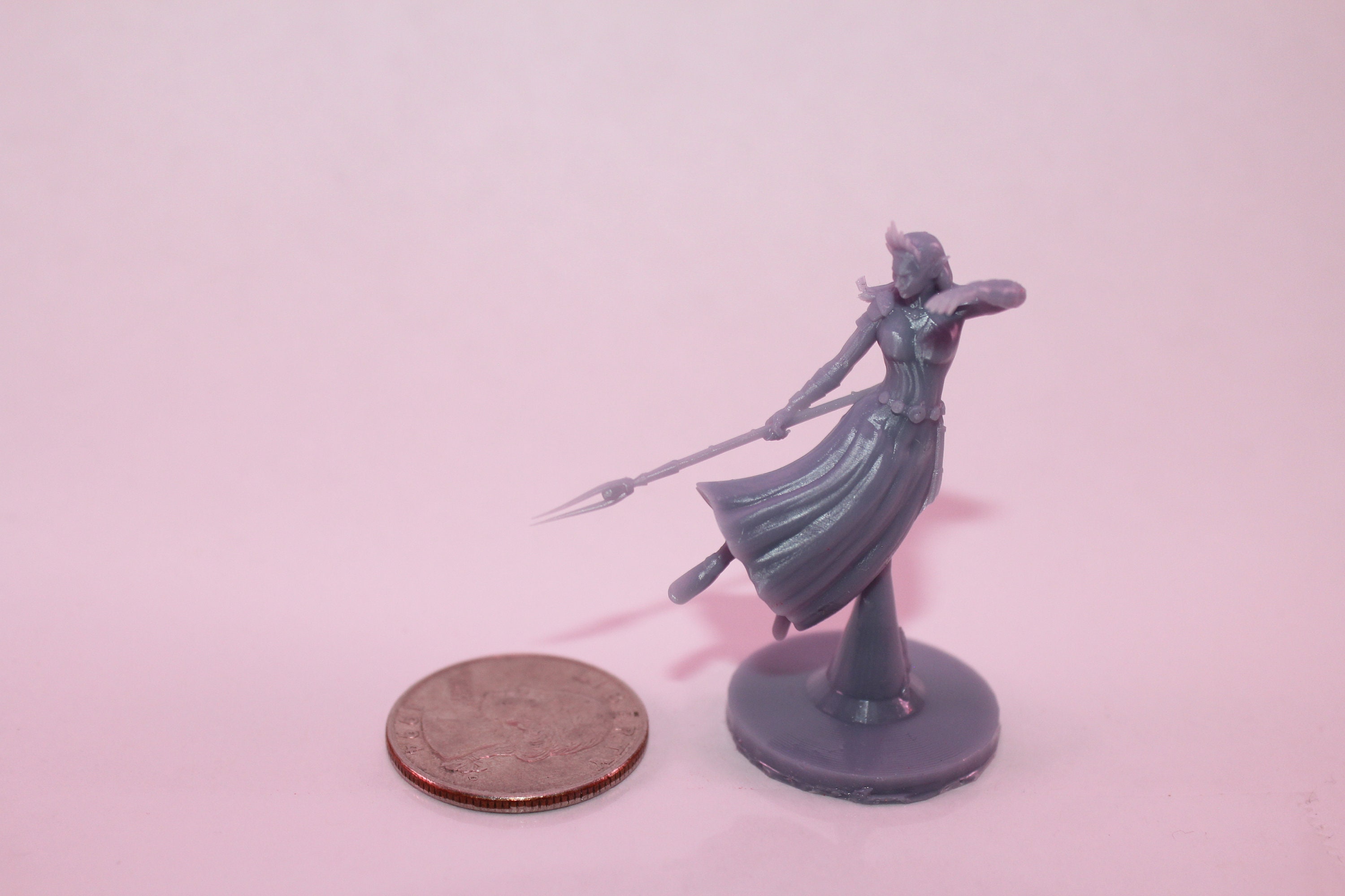 Floating Elf Sorcerer Miniature Dnd Miniature - Etsy