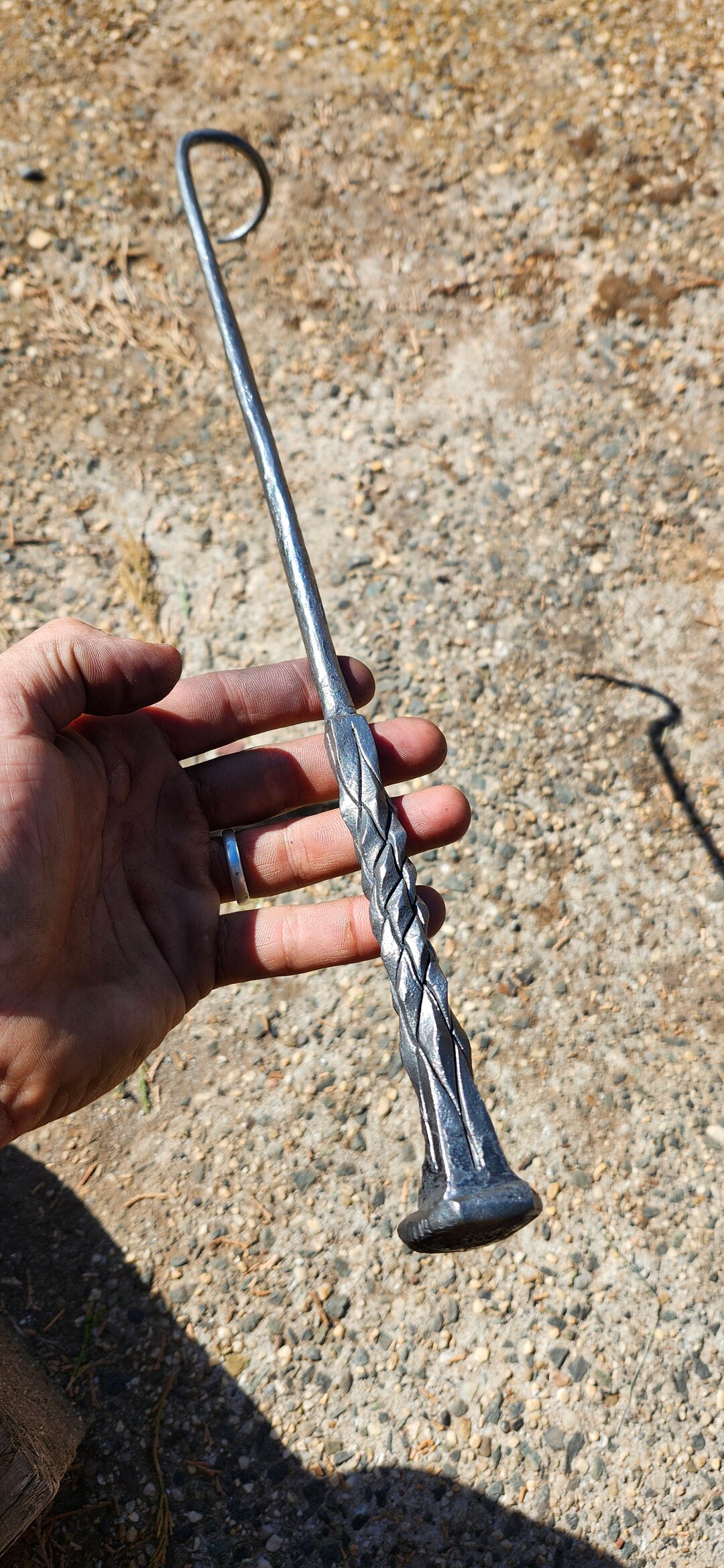 Hand Forged Railroad Spike Steak Turner - Etsy