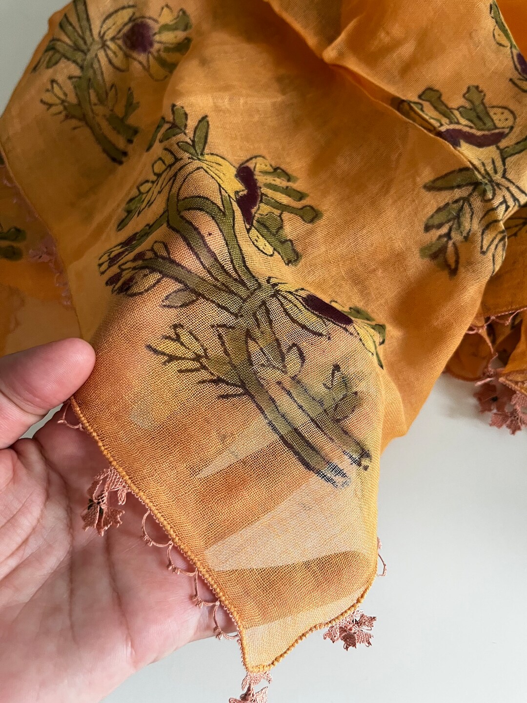 Vintage Turkish Scarf ,cotton Scarf,crochet Scarf,wrap Scarf, Women ...