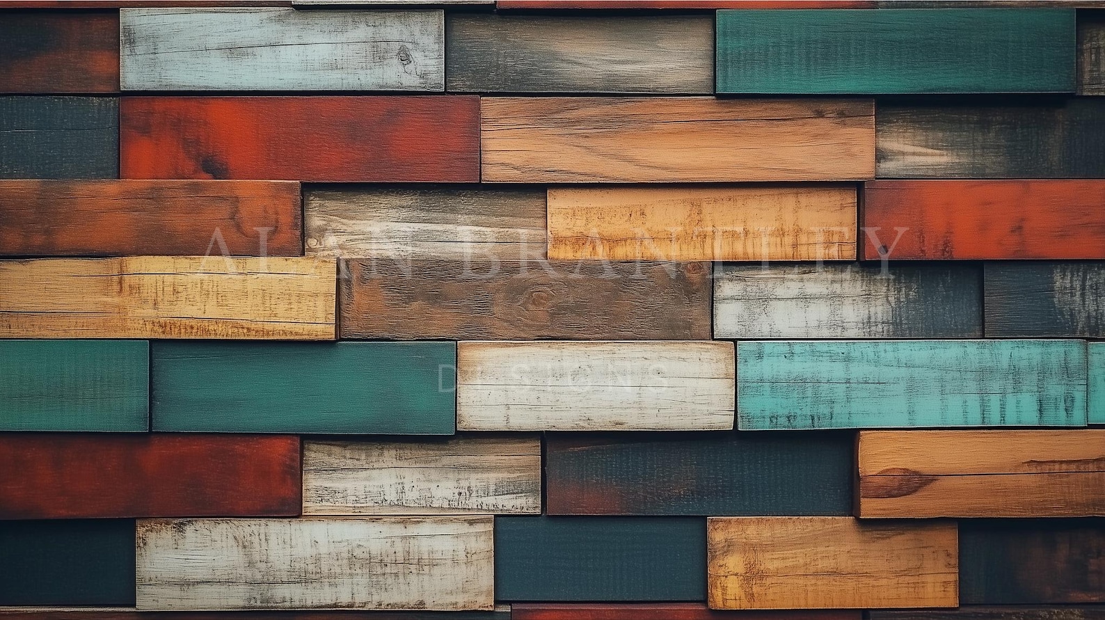 Rustic Wooden Wall Virtual Background: Natural Texture (digital ...