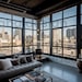 Zoom Virtual Background - Luxurious Downtown Loft - Skyline City Views ...