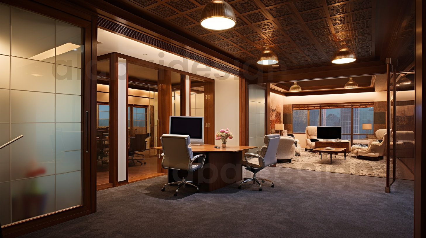 Executive Suite | Zoom Virtual Background | Professional Office ...