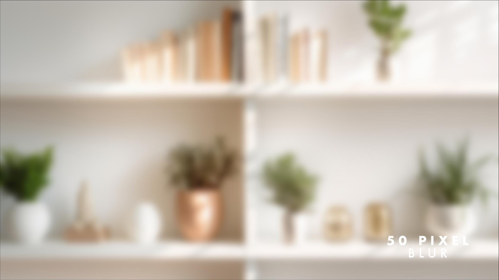 Virtual Zoom Background – Classic Minimalist Bookshelf, Virtual Home ...
