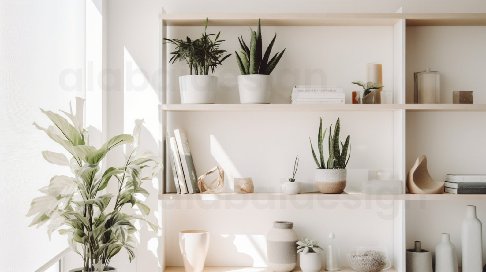 Zoom Virtual Background Home Office Modern Bookshelf for Zoom - Etsy