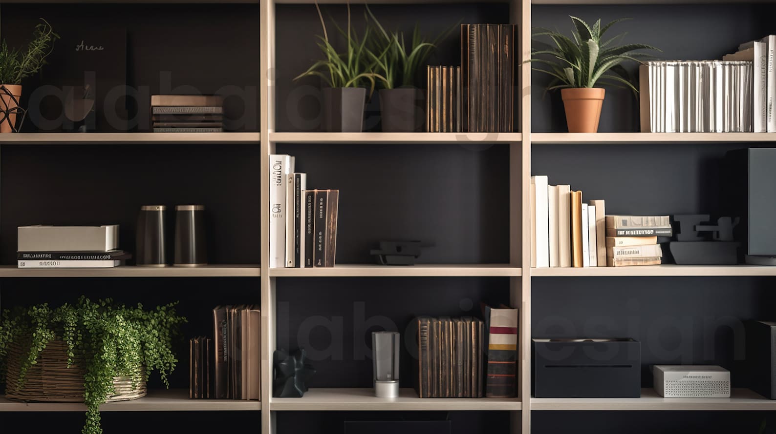 Rustic Grey Shelf Virtual Background - Professional Zoom Backdrop ...