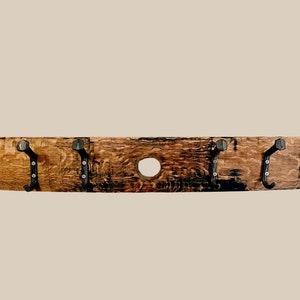 Bourbon Barrel Stave Coat, Hat, and Backpack Rack - Etsy