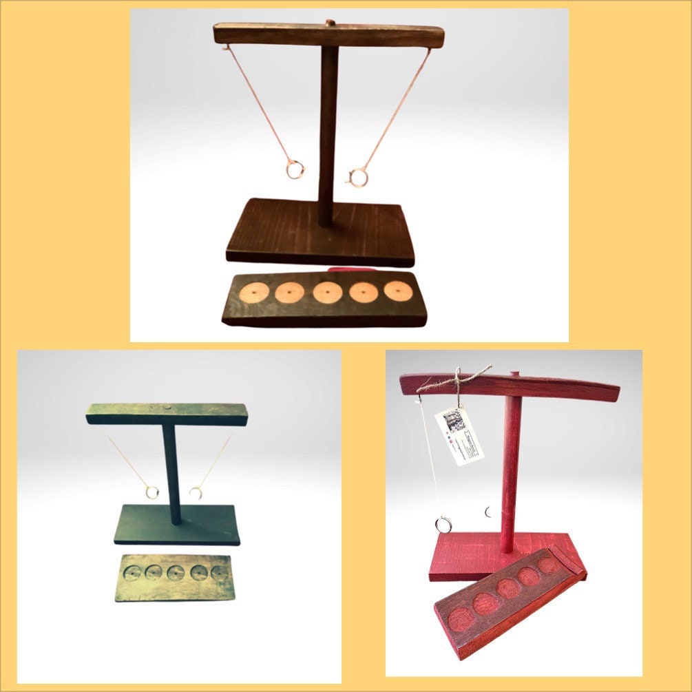 Bourbon Barrel Stave Tabletop Ring Toss Game - Etsy
