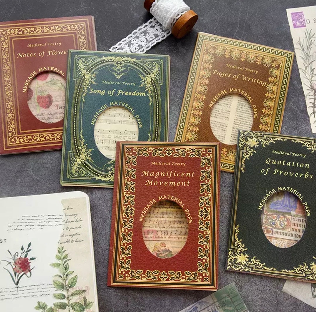 Vintage Look Paper Decorative Paper Supplies Junk Journal - Etsy