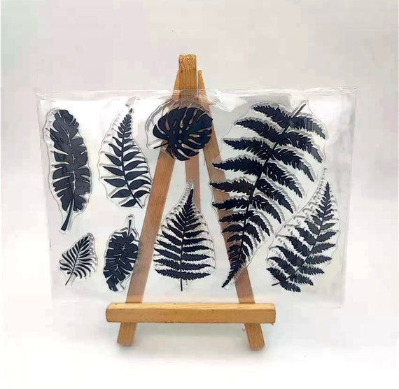 Leaf Stamp Set Botanical Stamps Craft Supplies Creative - Etsy UK