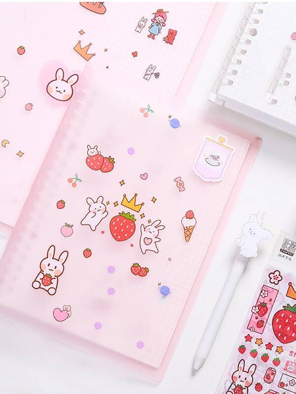 Kawaii Rabbit Stickers 4 Sheets Bunny Stickers Scrapbook - Etsy