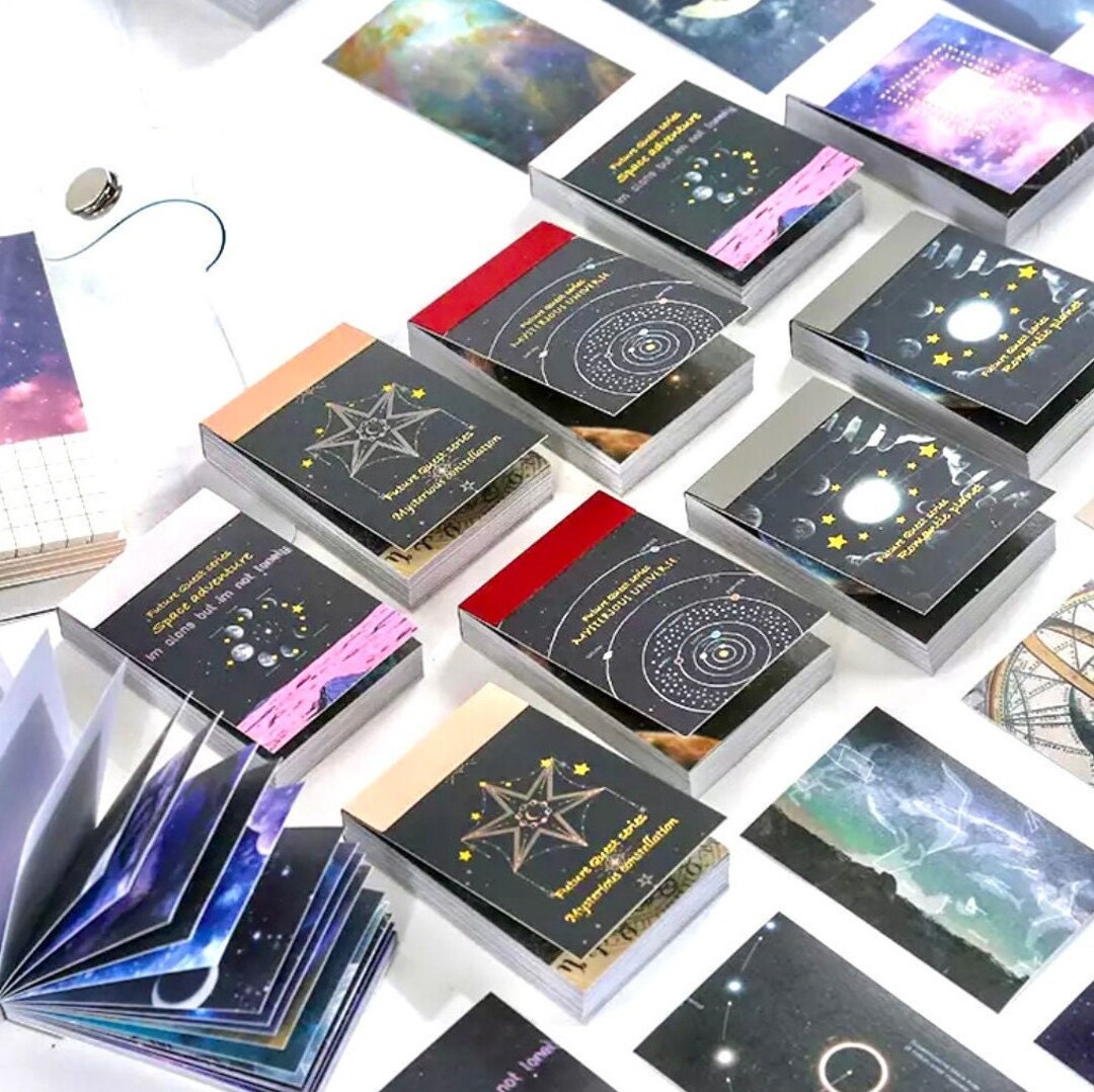 Celestial Sticker Books Moon Stickers Aesthetic Stickers 6 DESIGNS ...
