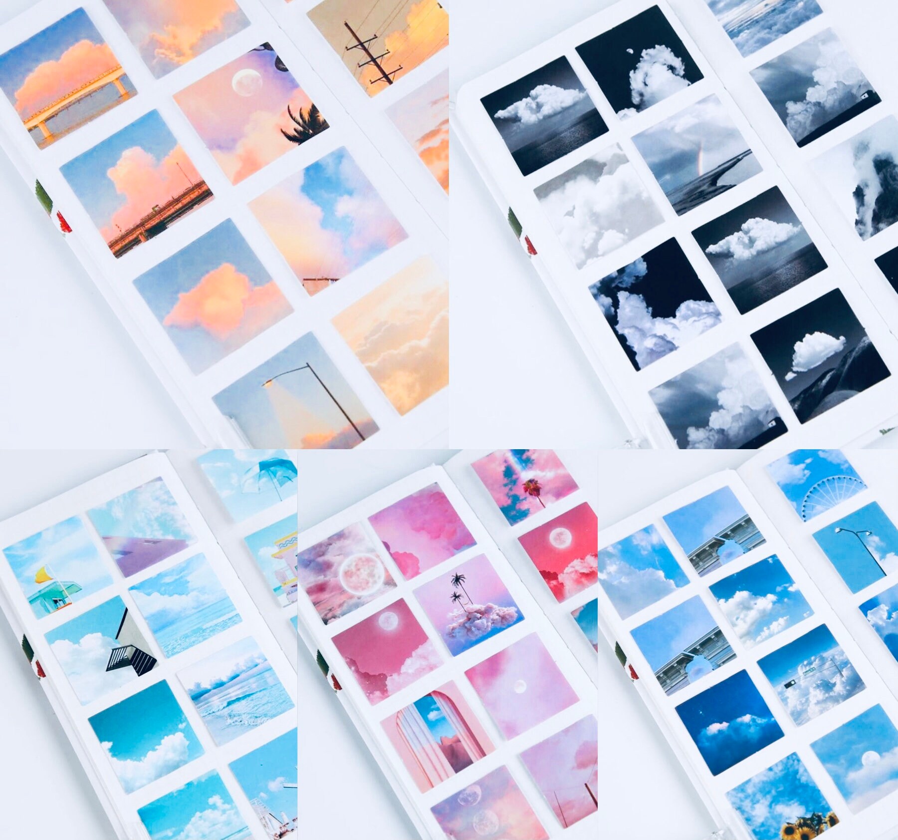 Cloud Stickers Landscape Sticker Set Aesthetic Stickers | Etsy