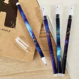 Zodiac Star Sign Gel Pen - Erasable Pen - School Supplies - Desk ...