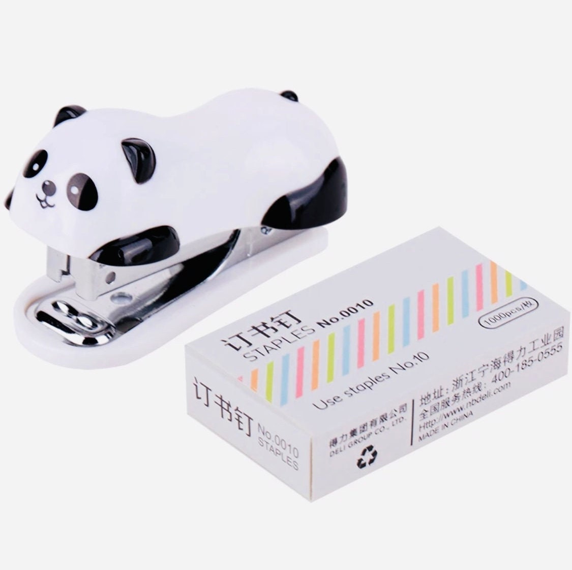 Panda Mini Stapler Set Kawaii Stationery School Supplies - Etsy UK