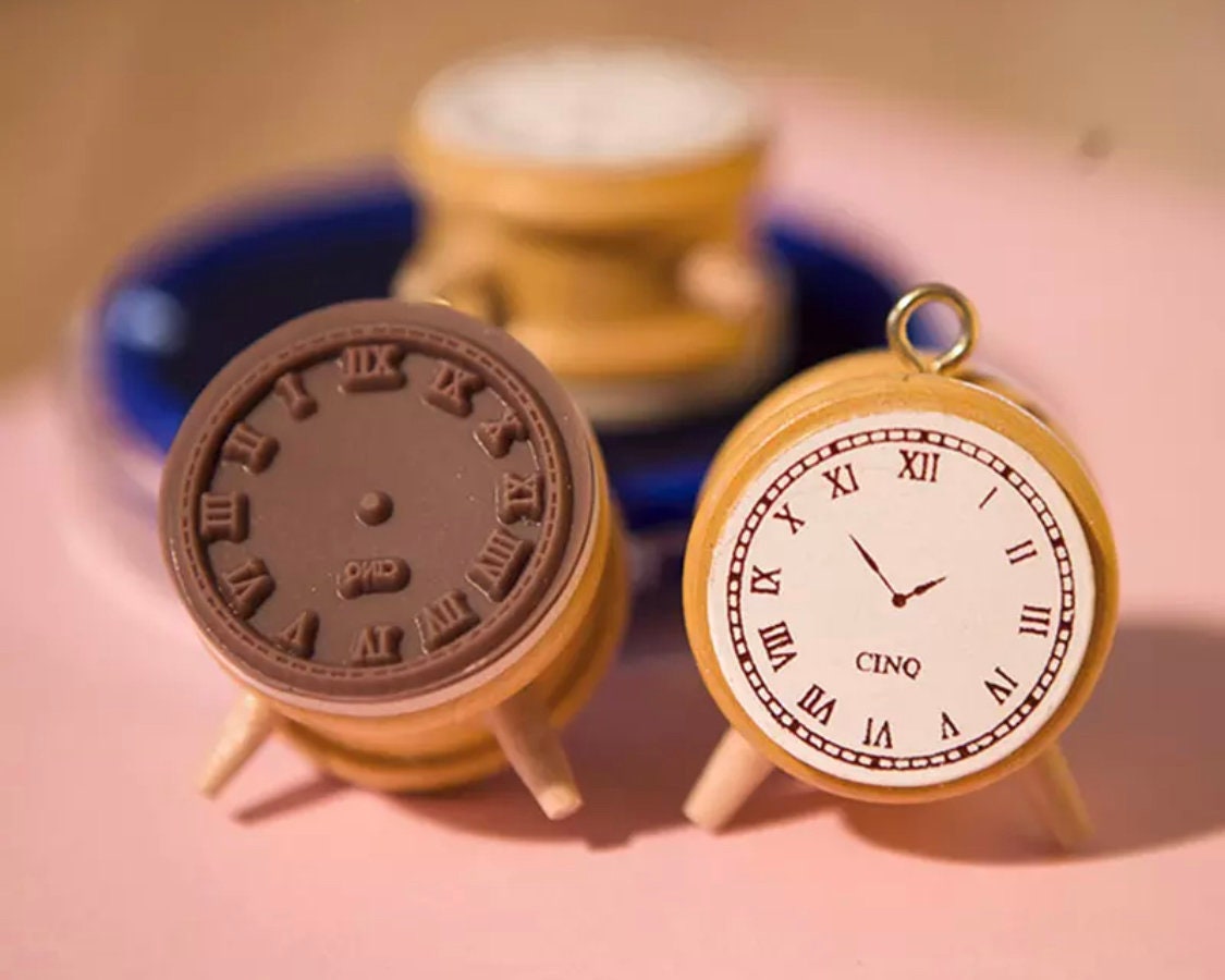 Clock Face Stamp Teacher Supplies Wooden Rubber Stamp - Etsy
