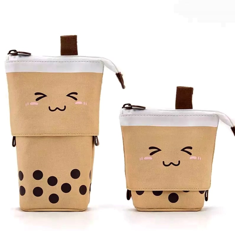 Cute Bubble Tea Pencil Case Kawaii Stationery FOUR COLOUR - Etsy