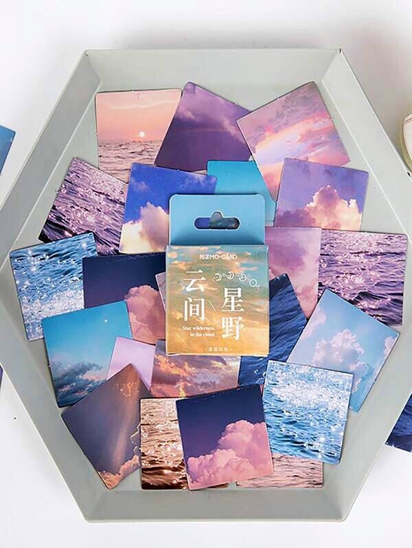 Aesthetic Sticker Set Scenery Stickers Journal Supplies | Etsy
