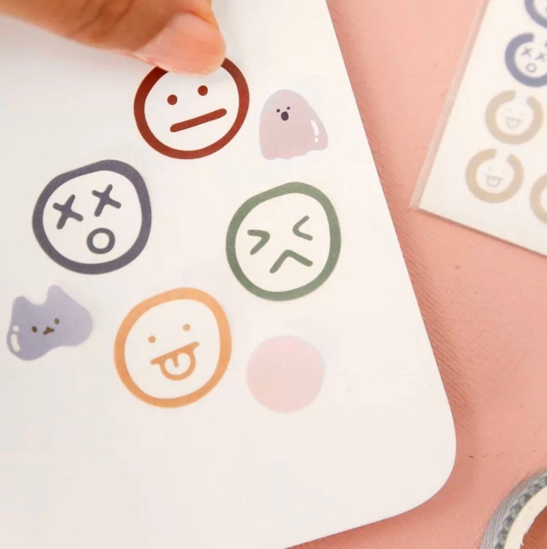 Emotion Stickers - Reward Chart Stickers - Journal Supplies - Children ...