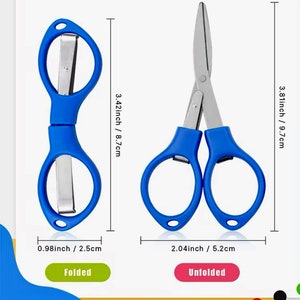 Handy Foldable Scissors - Mini Travel Scissors - School Supplies ...