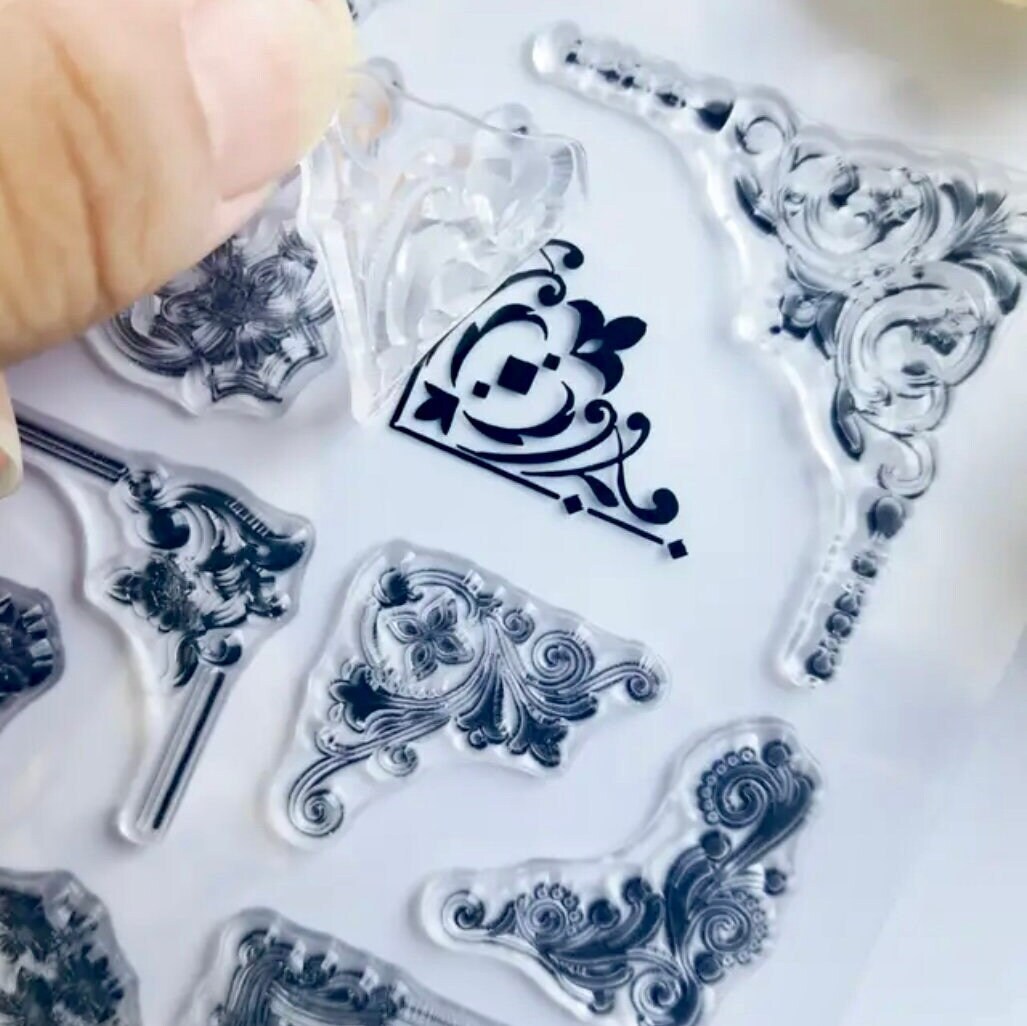 Decorative Corner Stamps - Framing Stamps - Card Making Supplies ...
