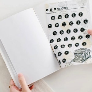 A5 Sticker Book - Sticker Pages - Journal Supplies - Aesthetic Stickers ...