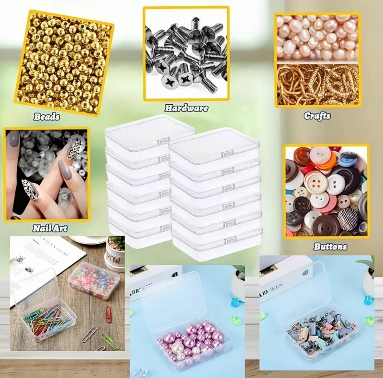 Playing Cards Storage Box - Sticker Storage - Craft Storage - Load Game ...