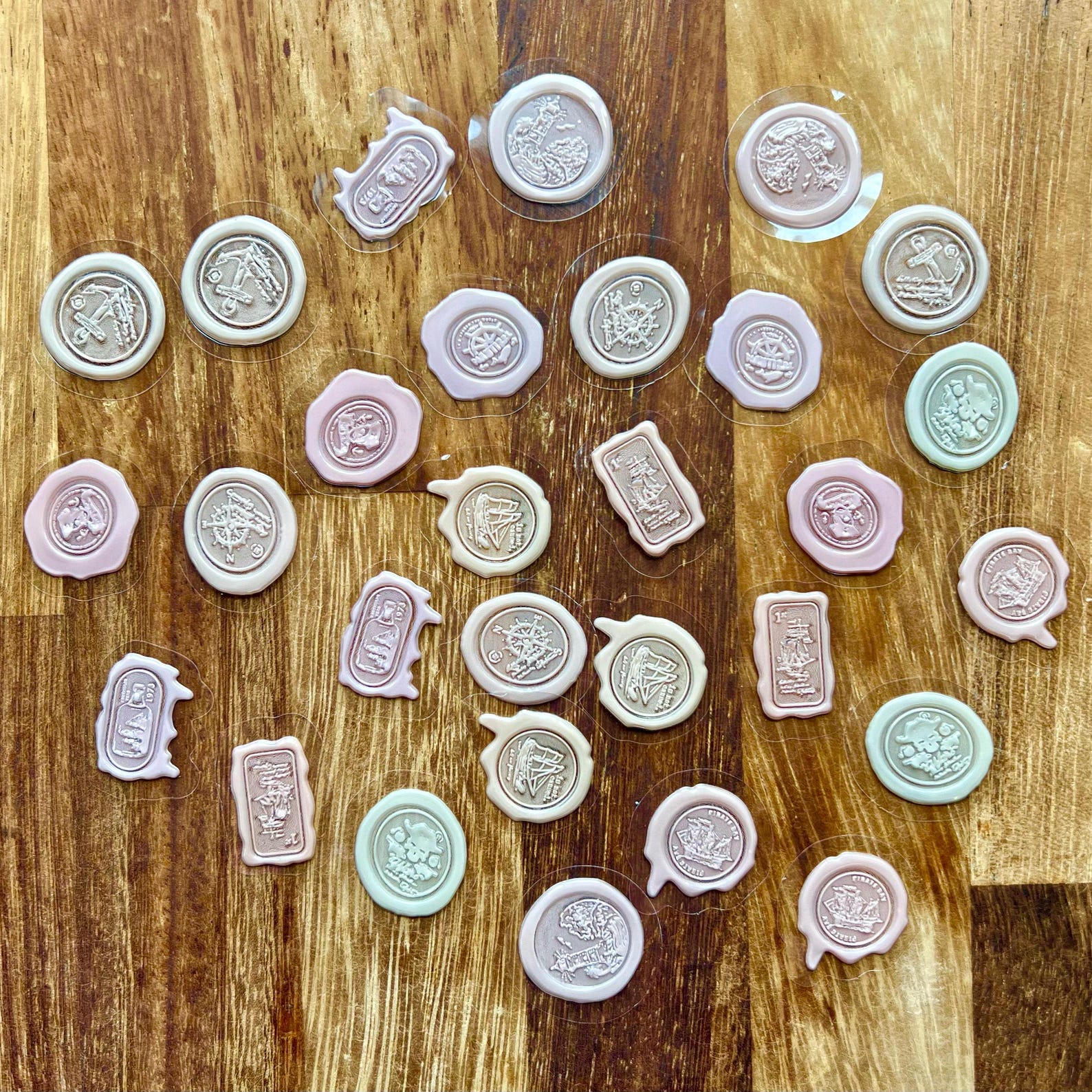 3D Wax Stamp Stickers - Journal Supplies - Craft Stickers - Penpal ...