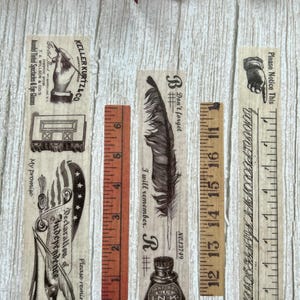 40 Retro Stationery Themed Stickers - Scrapbook Supplies - Junk Journal ...