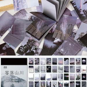 Landscape Sticker Book Journal Supplies Aesthetic Stickers Picture ...