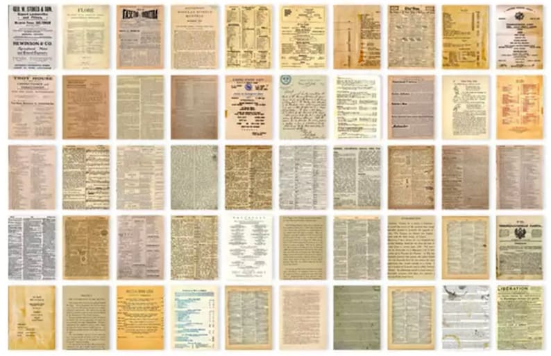 Retro Sticker Book the Age of All Things Series - 50 Decorative ...