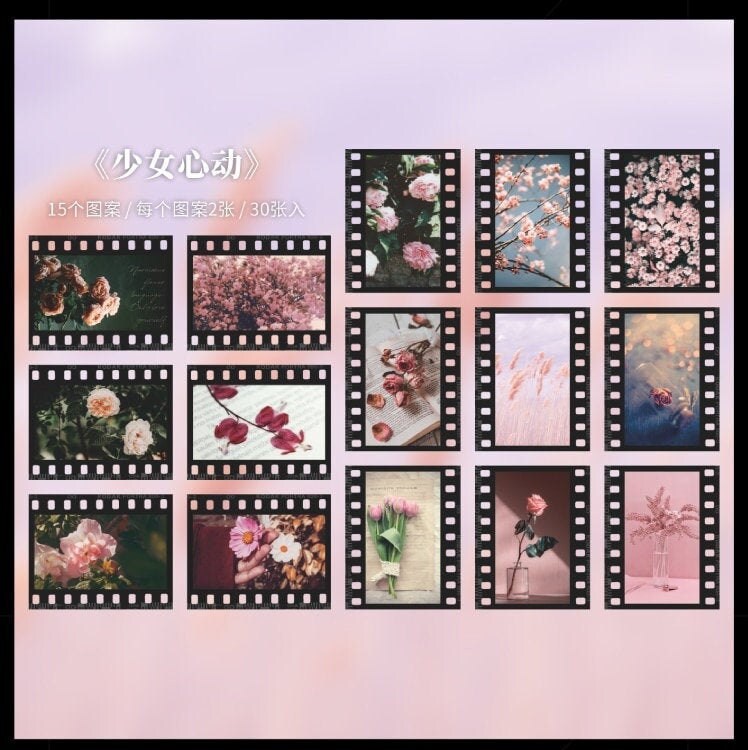 Photo Negative Stickers 8 Colour Choices Scrapbook - Etsy UK