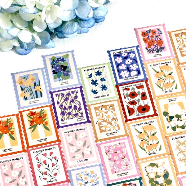 Stamp Stickers - Etsy